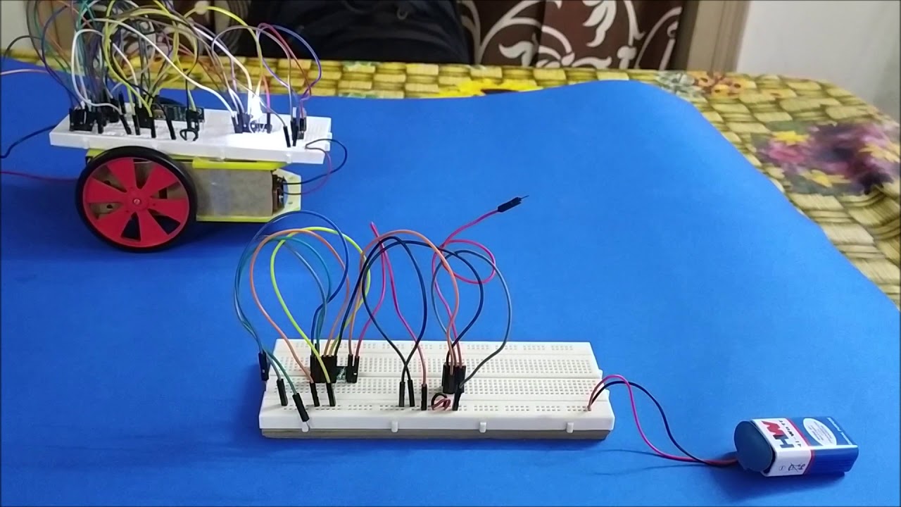 Wireless Remote Control Car Using 433 Mhz RF transmitter and Receiver ...