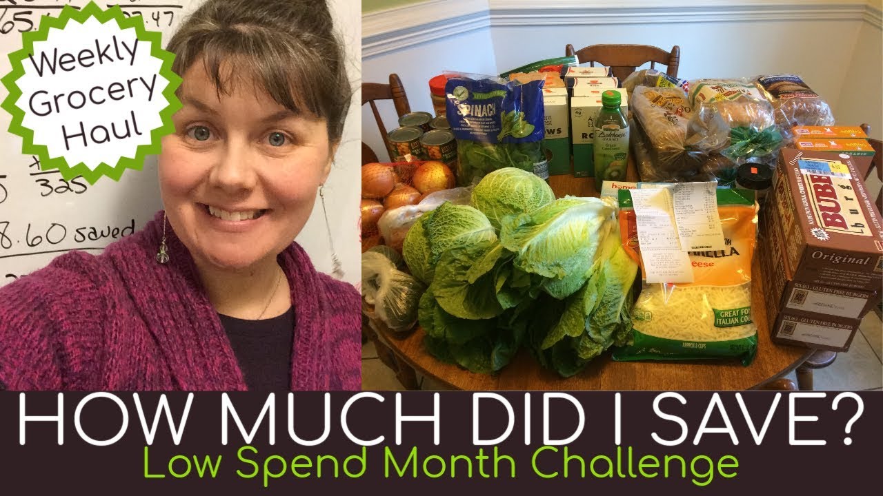 HOW MUCH DID I SAVE? FINAL LOW SPEND MONTH GROCERY HAUL - YouTube