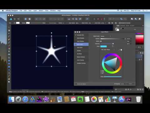 Create a Starry Sky in Affinity Designer - YouTube