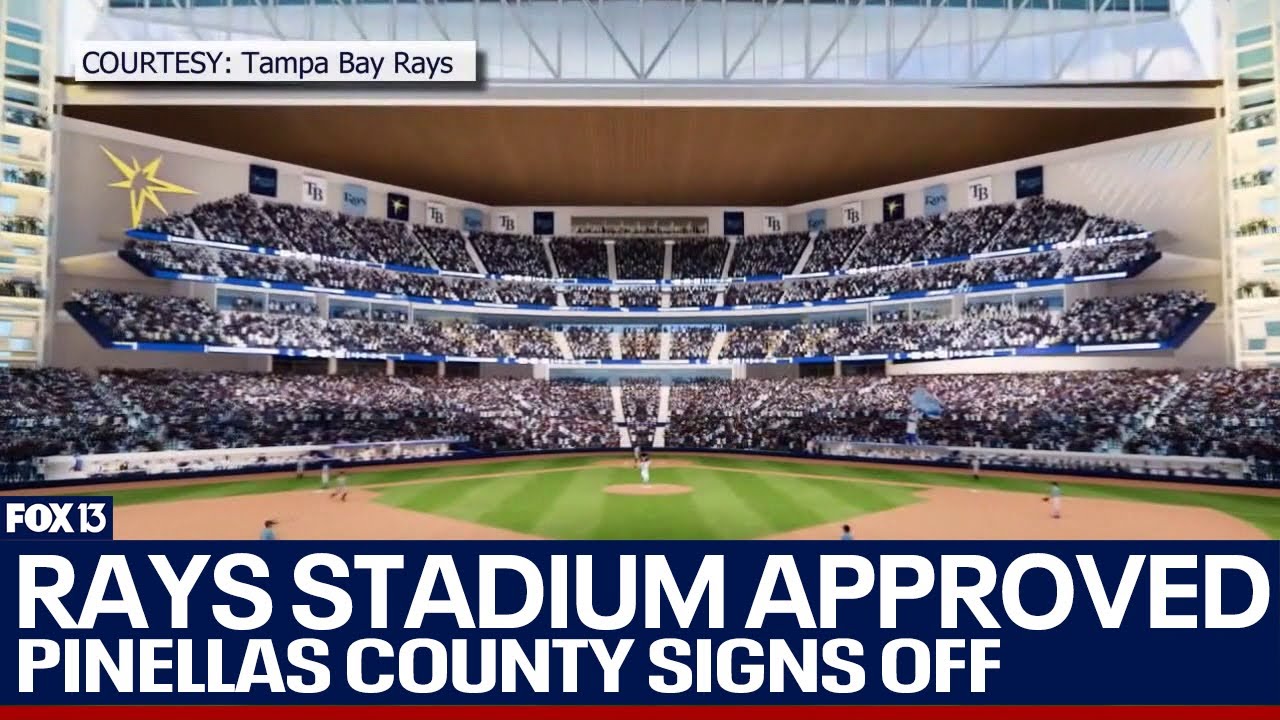 Rays stadium project gets final approval - YouTube