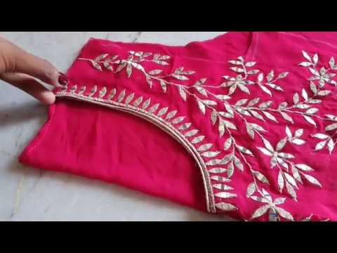 बने हुए चौड़े गले को कैसे सेट करें/How to set readymade broad neck ...