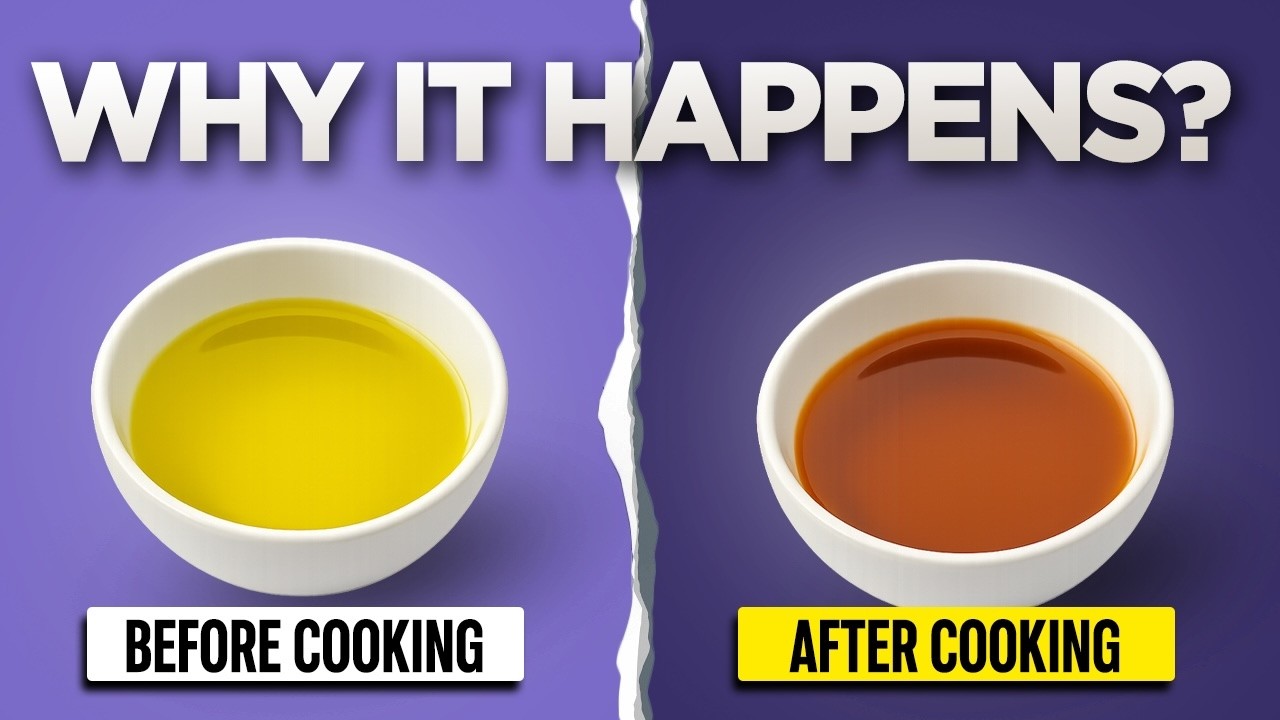 Why OLIVE OIL Changes Its Color When Cooked? - YouTube