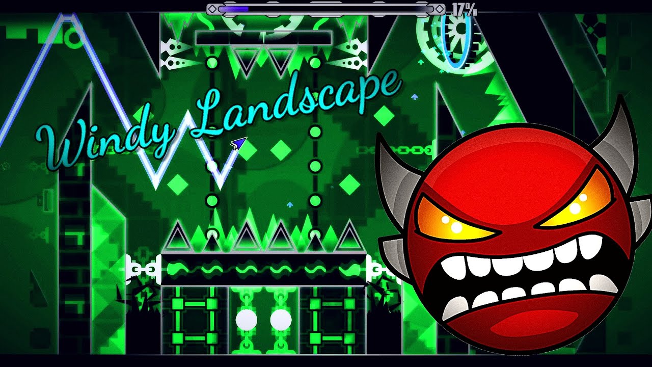 Windy Landscape by Woogi1411 - Geometry Dash #3 - YouTube