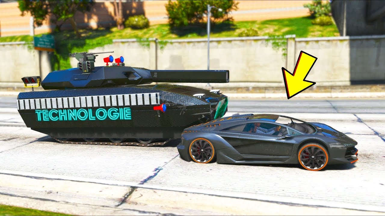 He tried to run from my POLICE TANK!! (GTA 5 Mods Gameplay) - YouTube