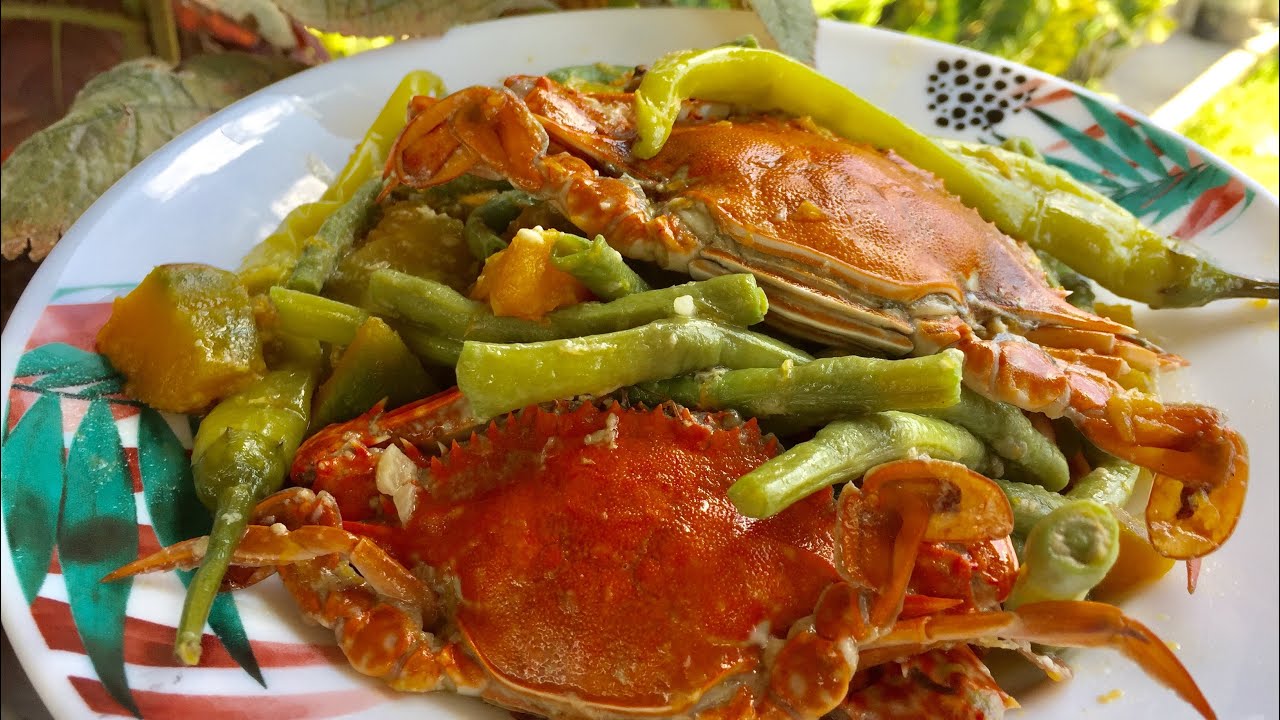 GINATAANG KALABASA AT SITAW WITH CRABS l FILIPINO STYLE # ...