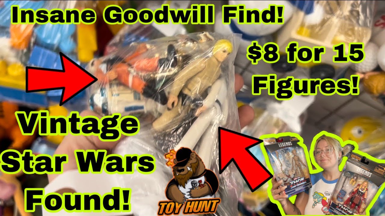Toy Hunt! I Found a Bag of Vintage Star Wars Figures at Goodwill Thrift ...