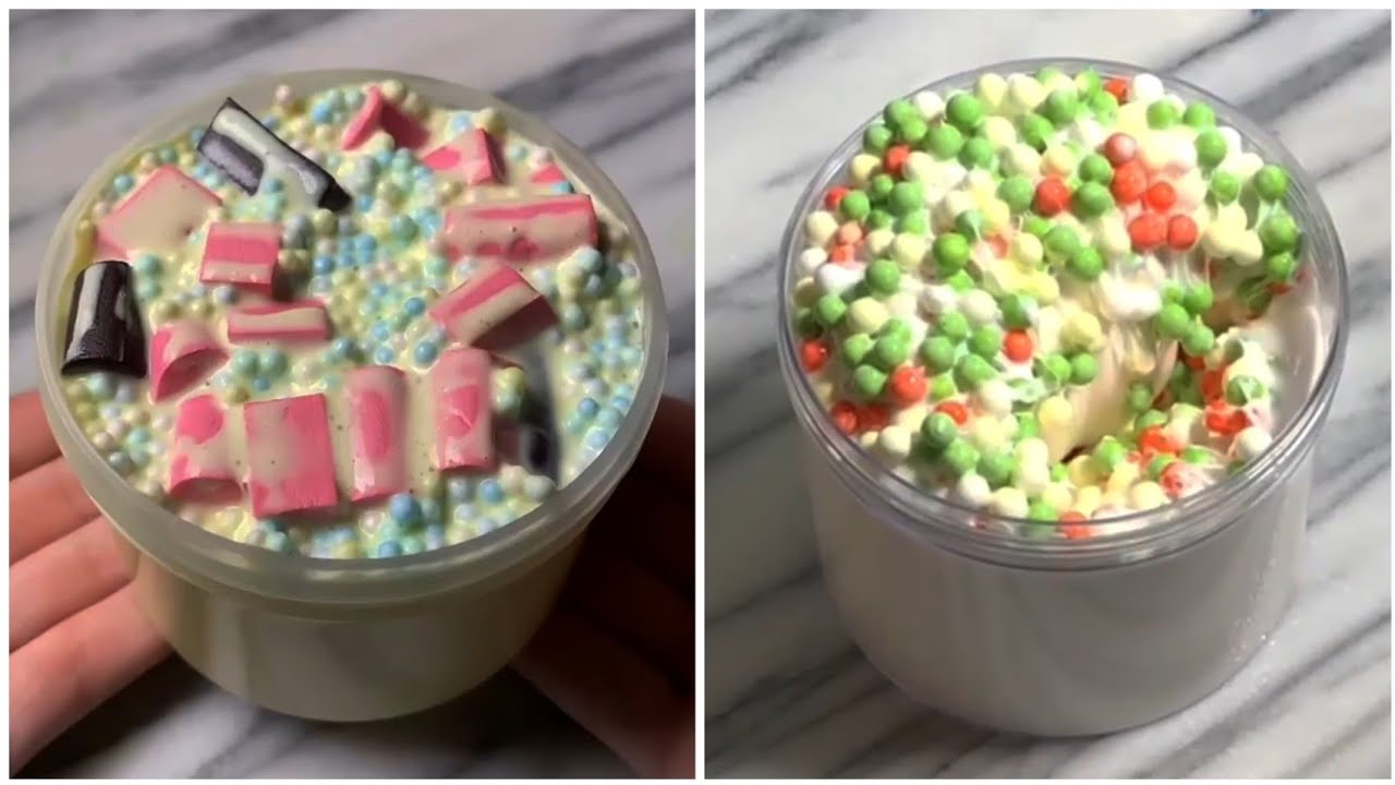 CRUNCHY SLIME ASMR COMPILATION - YouTube