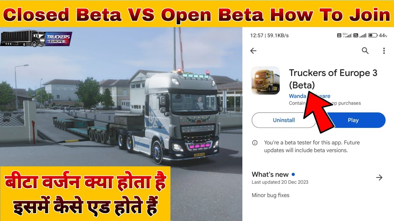 What Difference Closed Beta & Open Beta Truckers of Europe 3 How To ...