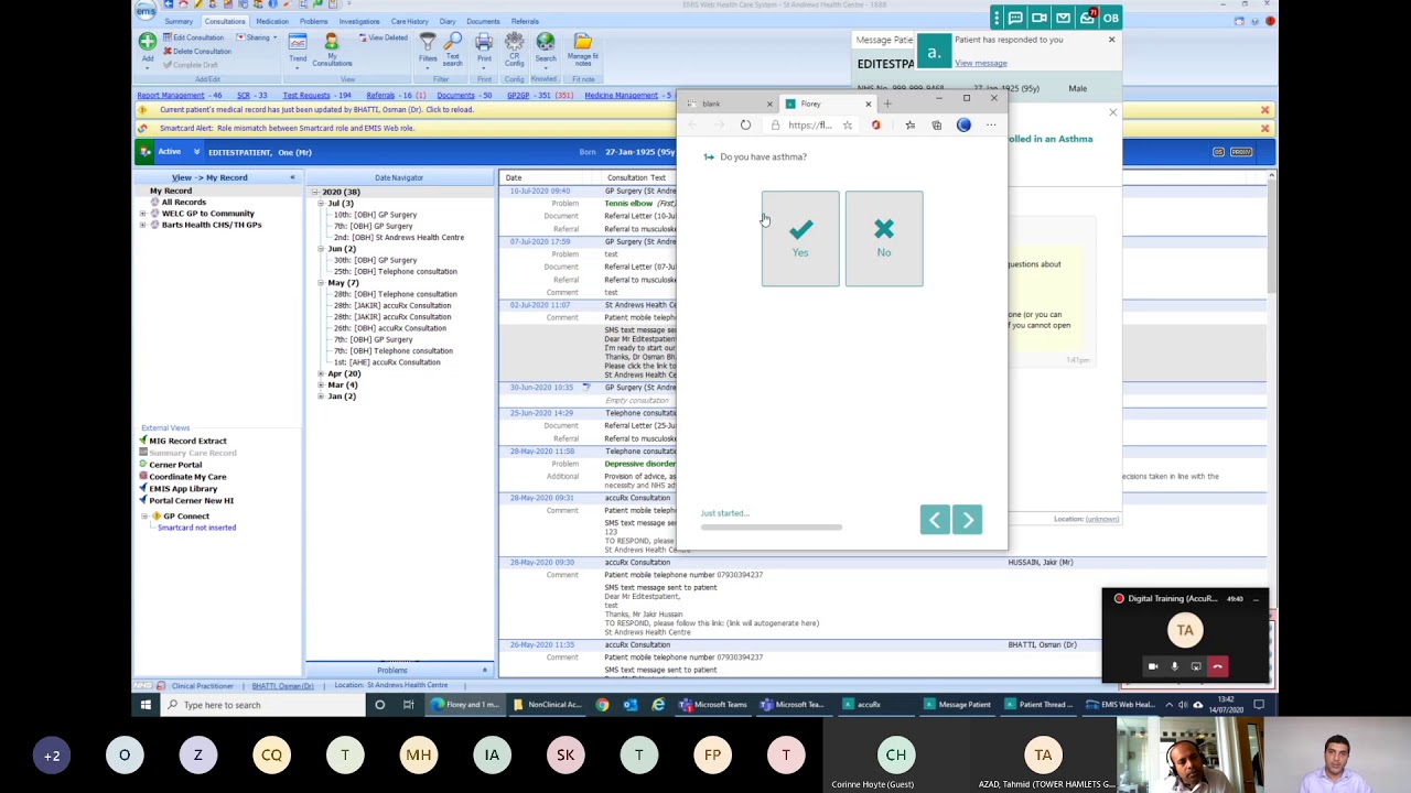 Digital Training (AccuRx) for Reception & Admin Staff - YouTube