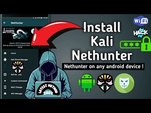 how to install kali nethunter on Android device root phone - YouTube