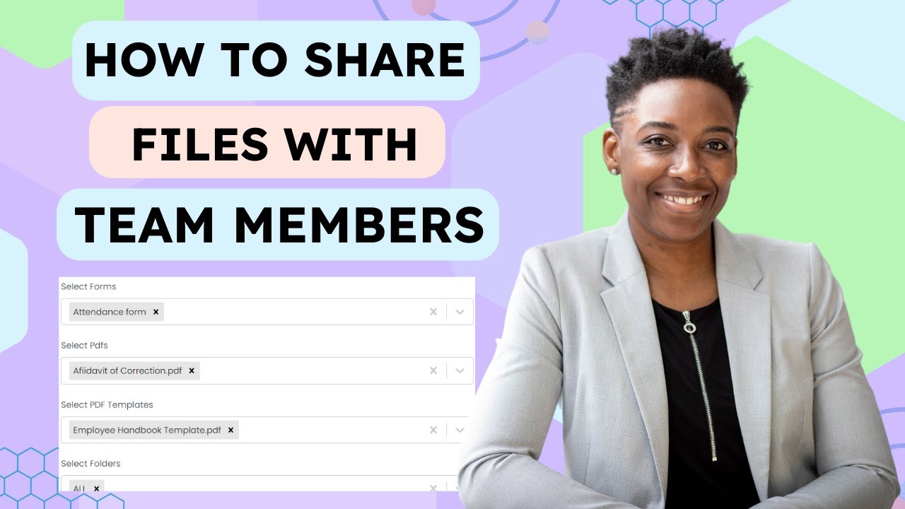 How To Share Files with Team Members - YouTube