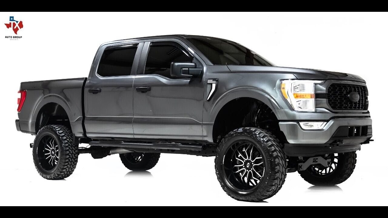 2022 Ford F150 SuperCrew Cab 4X4 FX4 Custom Lifted 22" Wheels - 2.7L V6 ...