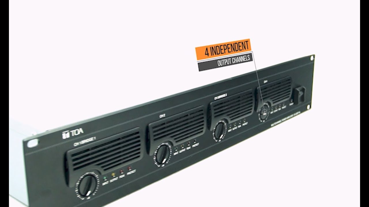 DA-500F-HL Multichannel Power Amplifier - YouTube
