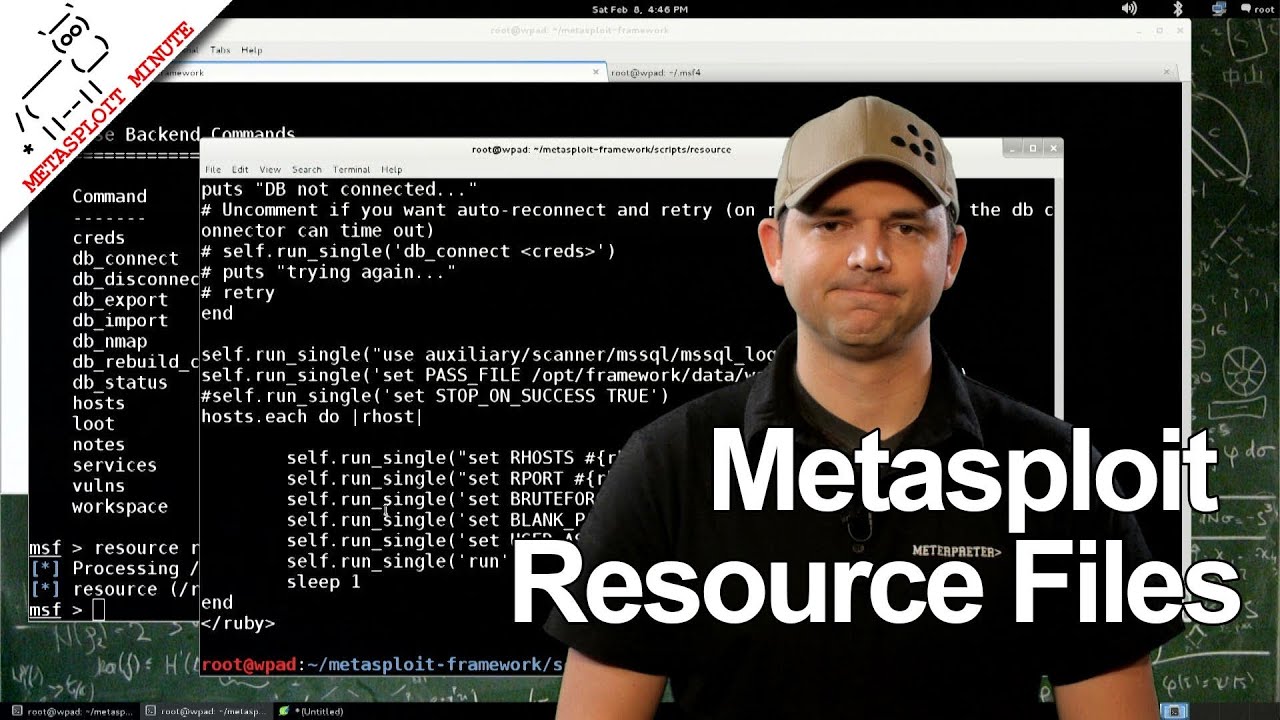 Resource Files - Metasploit Minute [Cyber Security Education] - YouTube