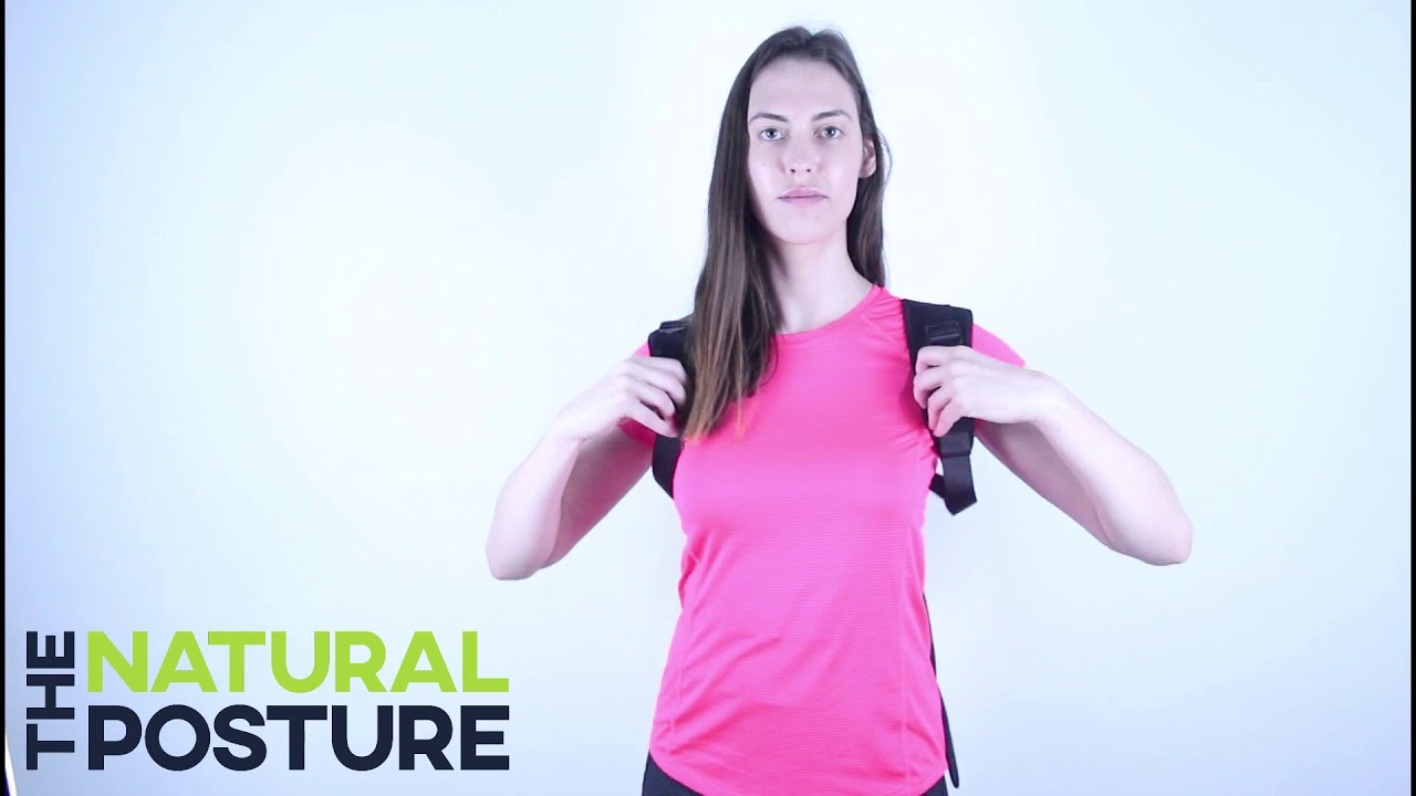 Wide Strap Posture Corrector by:TheNaturalPosture.com - YouTube