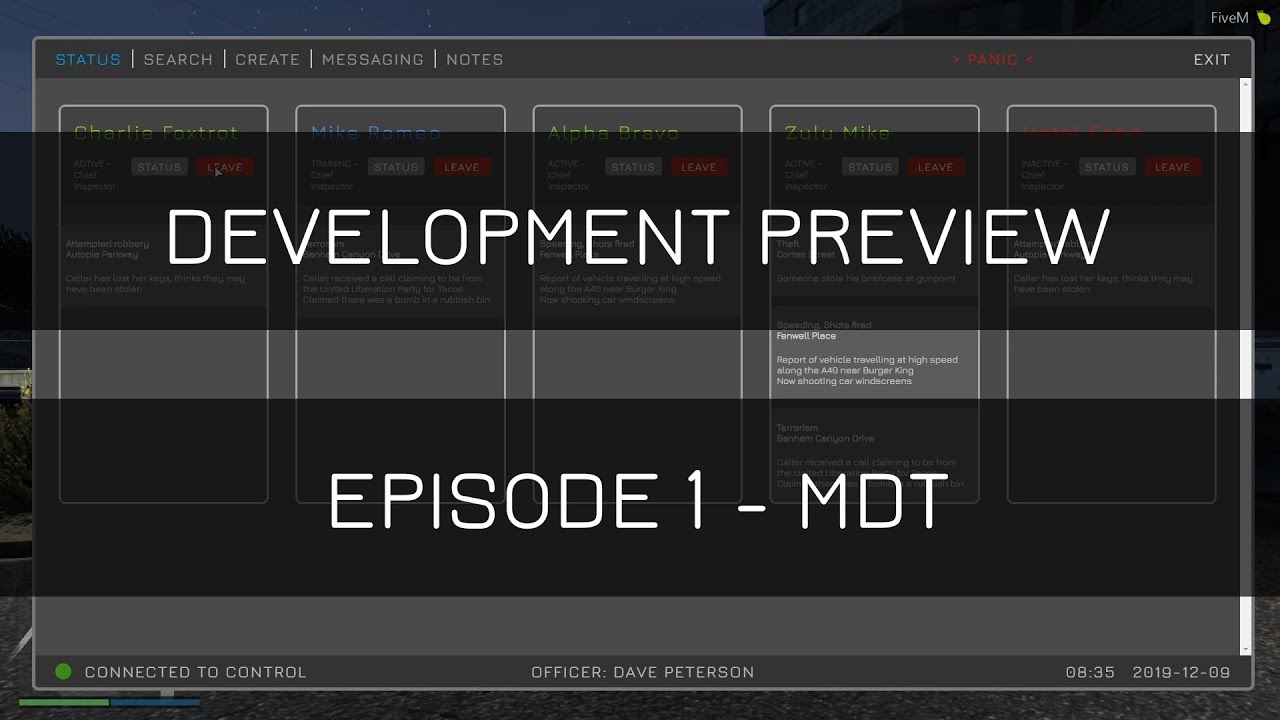 Development Preview - Episode 1 - MDT - YouTube