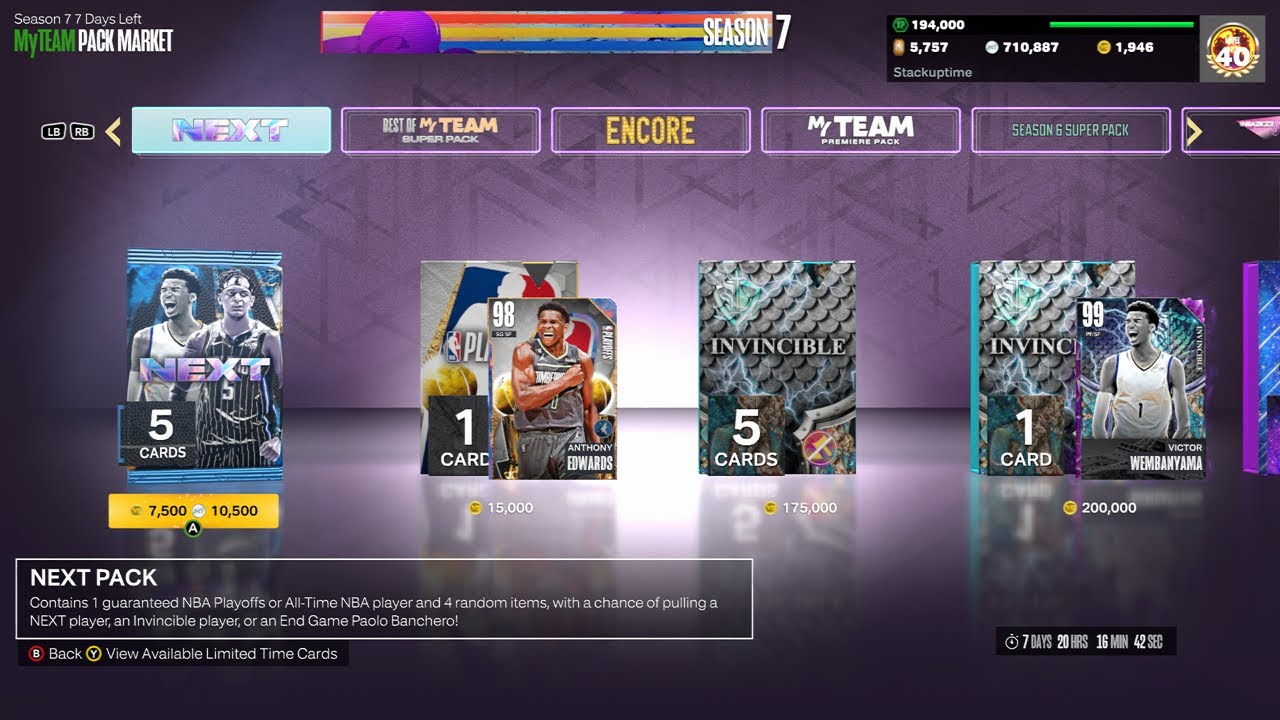 600k MT PACK OPENING FOR INVINCIBLE VICTOR WEMBANYAMA!!!!!! NBA 2K23 ...