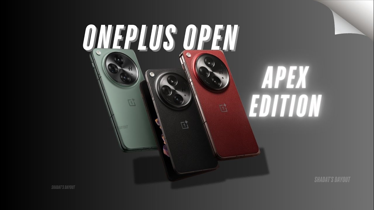 OnePlus Open Apex Edition - FINALLY, IT'S OFFICIAL (Hands-On VIDEO ...