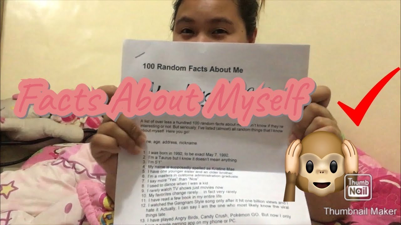 Facts About Myself 💁🏼‍♀️ - YouTube