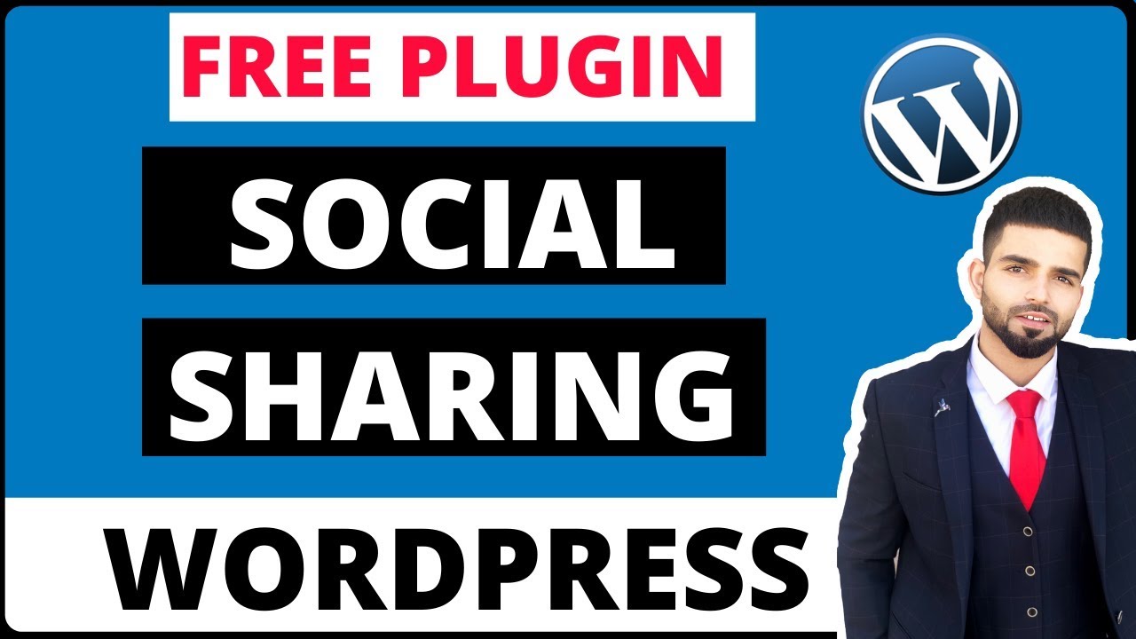 Free Social Sharing Plugin Tutorial For Wordpress 2020 - YouTube