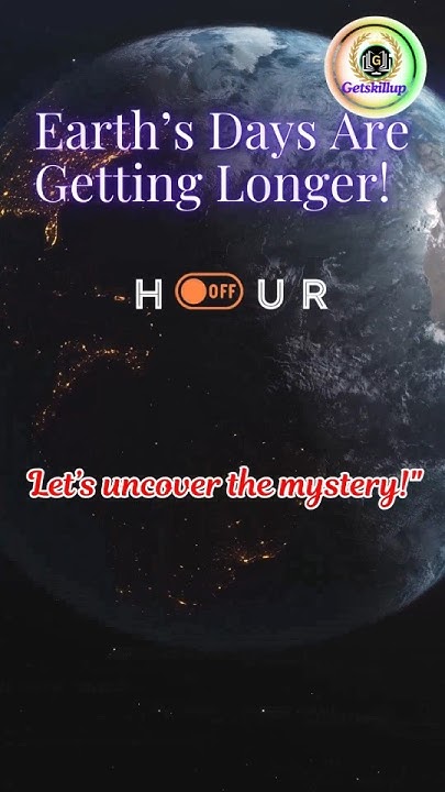 Why Earth's Days Are Getting Longer #youtube - YouTube