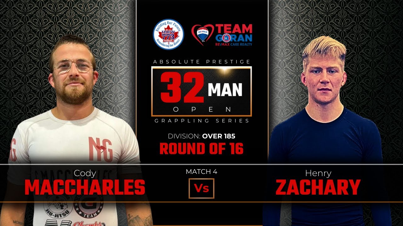 Cody MacCharles vs Henry Zachary | 32 Man Open | Round of 16 (Over 185 ...