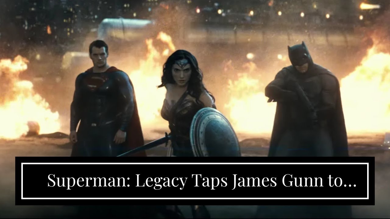 Superman: Legacy Taps James Gunn to Direct, Gets Plot Synopsis - YouTube