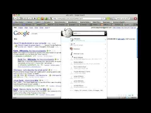Demo of Google Quick Search Box - YouTube