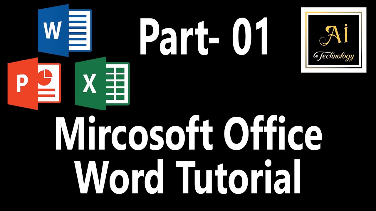 Microsoft Word 21 Tutorial Part-1 - YouTube