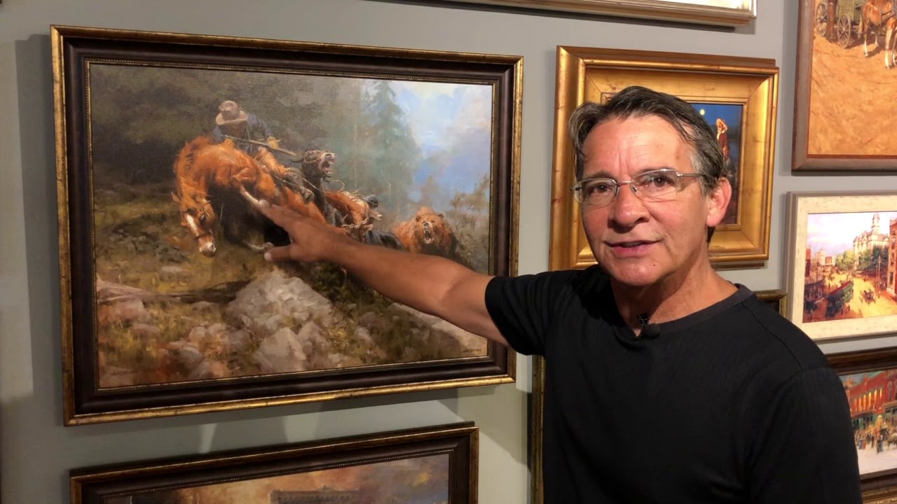 Andy Thomas Fine Art | Grizzly Mountain | American Art | Western Art ...