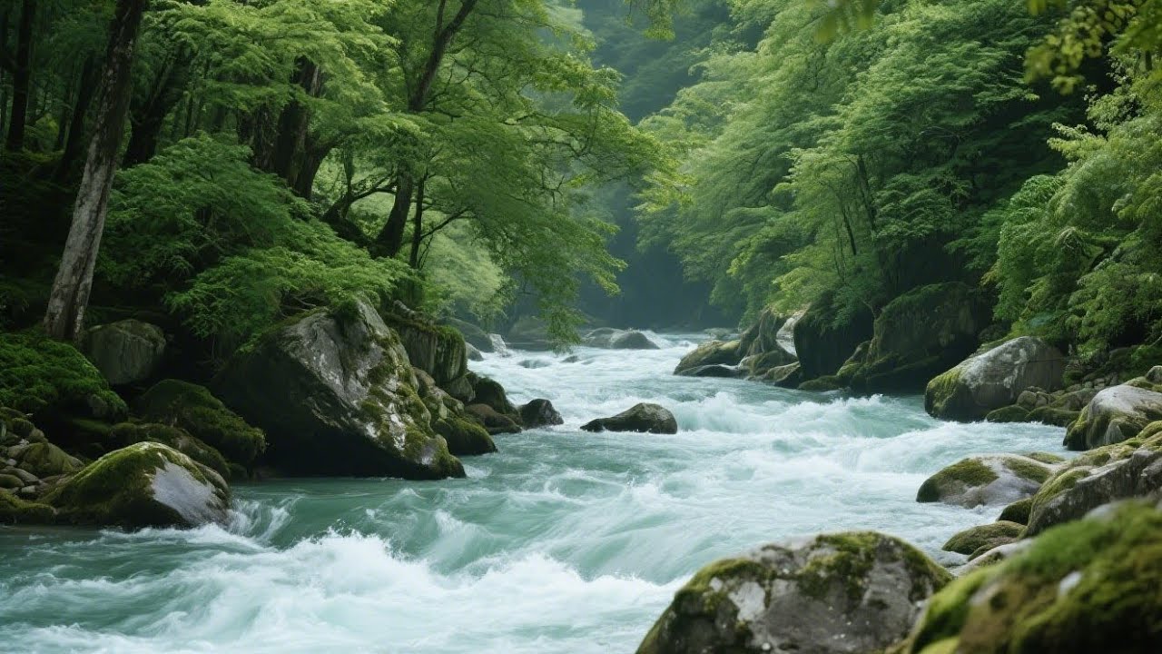 "30 Minutes of Calming River Sounds for Deep Sleep & Relaxation" - YouTube
