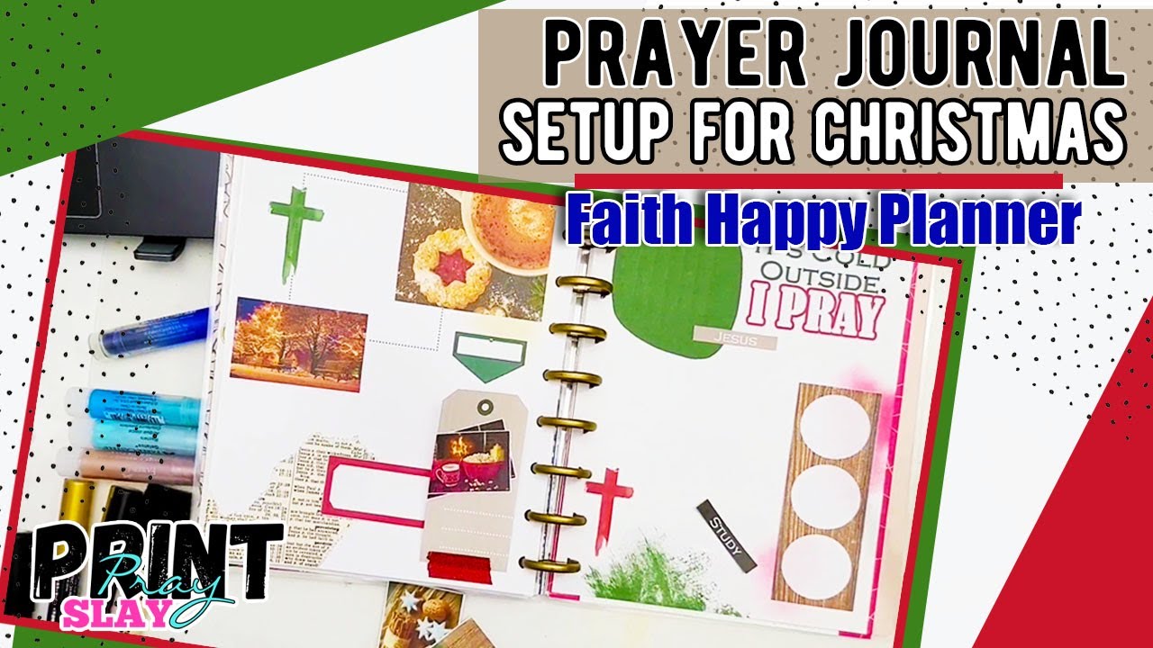 Christmas Prayer Journal Setup - Faith Happy Planner - Adding to my ...