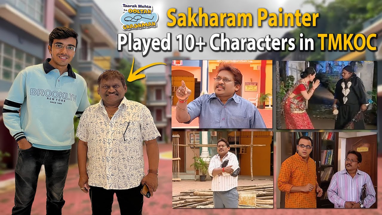 I Met TMKOC Actor 😍 | He Played 10+ Characters in Tarak Mehta ka Ooltah ...