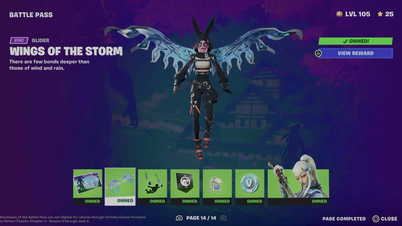 How to Unlock Wings of the Storm Glider in Fortnite | Battle Pass ...