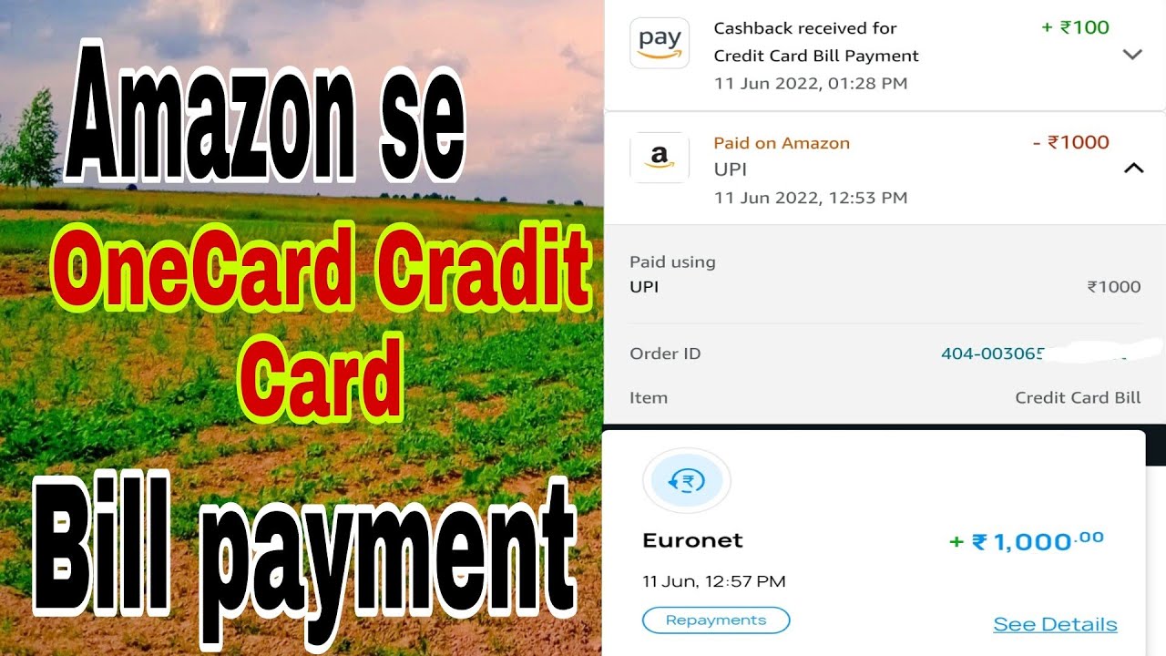 OneCard Bill Payment Amazon Se kese Kare Stap by Stap New Trick 2022 ...