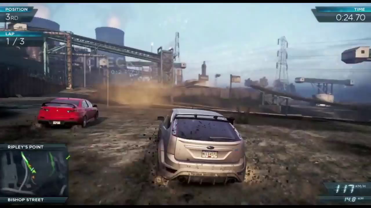 NFS Most Wanted 2012:Gameplay | Ford Focus RS 500 all races (PC HD ...