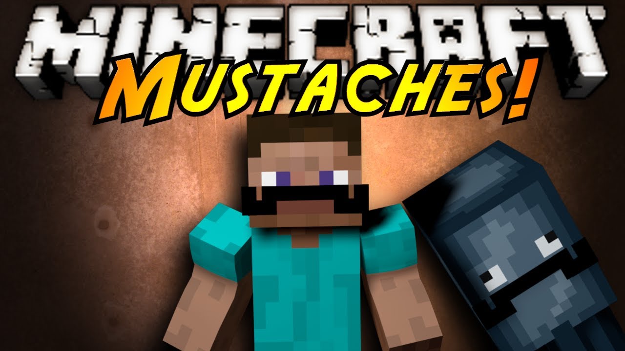 Minecraft Mod Showcase : MUSTACHES! - YouTube