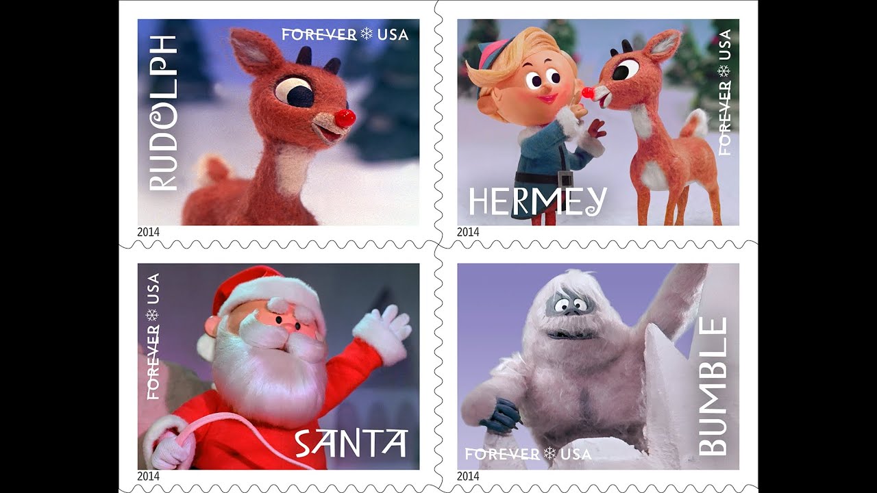 Rudolph the Red-Nosed Reindeer Forever Stamps Unveiling - YouTube