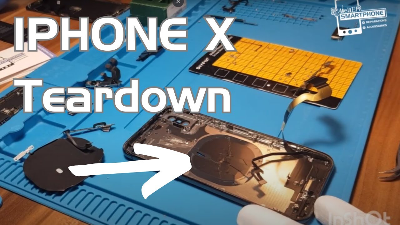 IPHONE X - COMPLET TEARDOWN - HOUSING REPLACEMENT GUIDE - DEMONTAGE ...