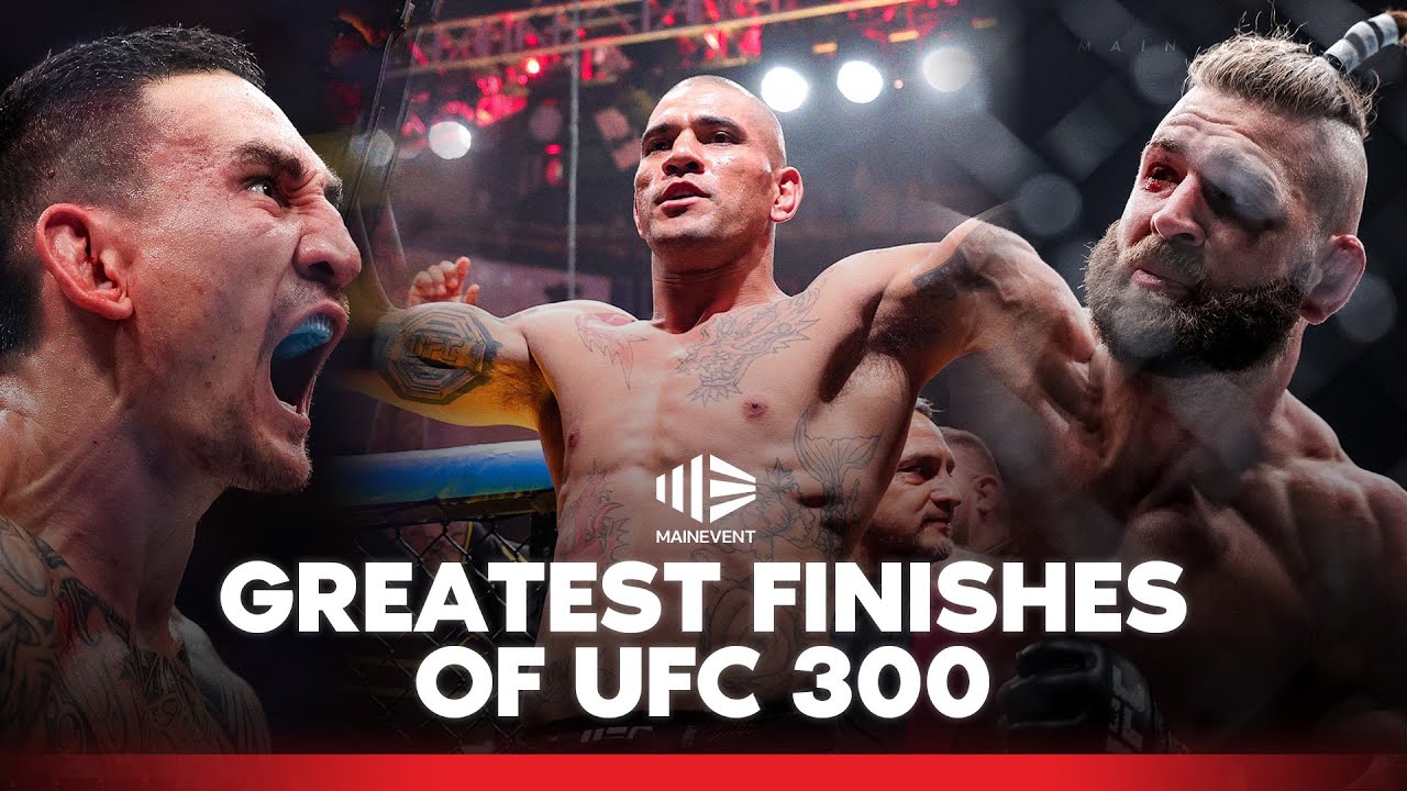 'AN ABSOLUTE STUNNER 🤯' - UFC 300's most VICIOUS finishes | Main Event ...