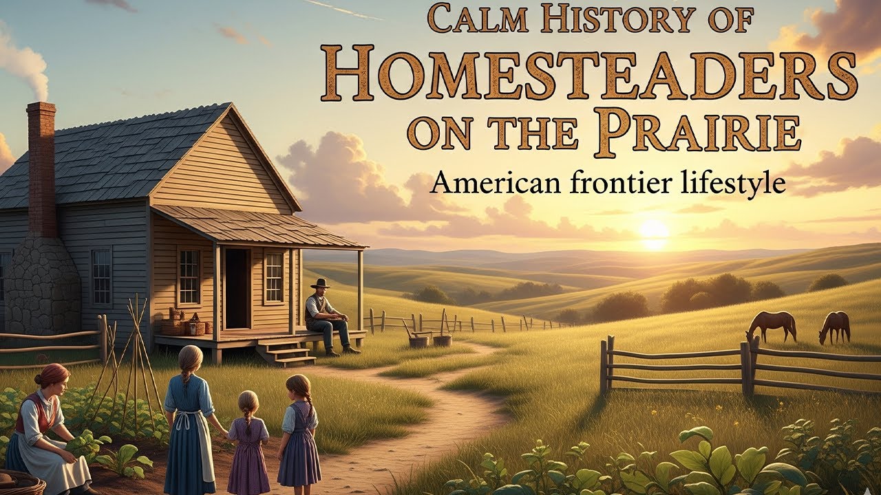 Calm History of Homesteaders on the Prairie American frontier lifestyle ...