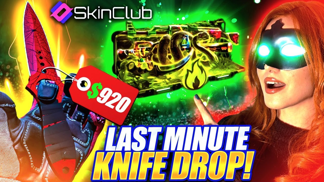 SKINCLUB LAST MINUTE KNIFE DROP !! ?! ( Skinclub Promo Code 2025 ...