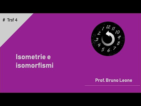 Isometrie e isomorfismi - YouTube
