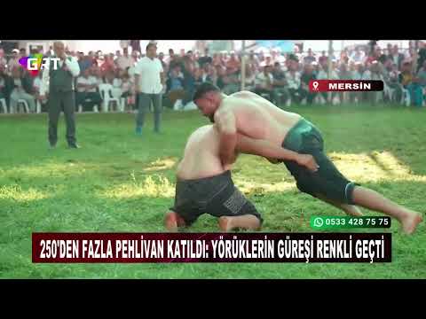 250'den fazla pehlivan katıldı Yörüklerin güreşi renkli geçti