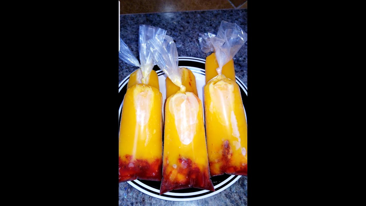 Bolis de Mango con Chamoy (a mi estilo) - YouTube