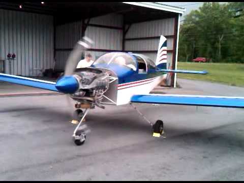 Homebuilt Vans aircraft rv-9a engine start - YouTube