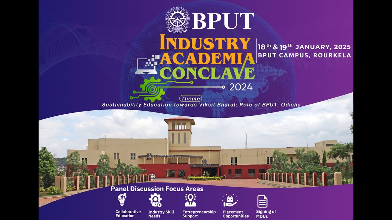 Inauguration Ceremony of BPUT Industry Academia Conclave 2024 on 18.01. ...
