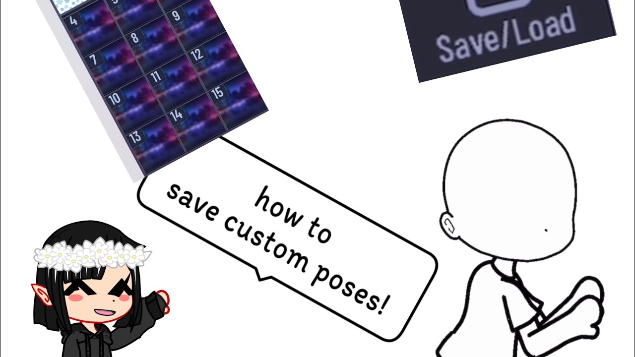 How to save custom poses! - YouTube