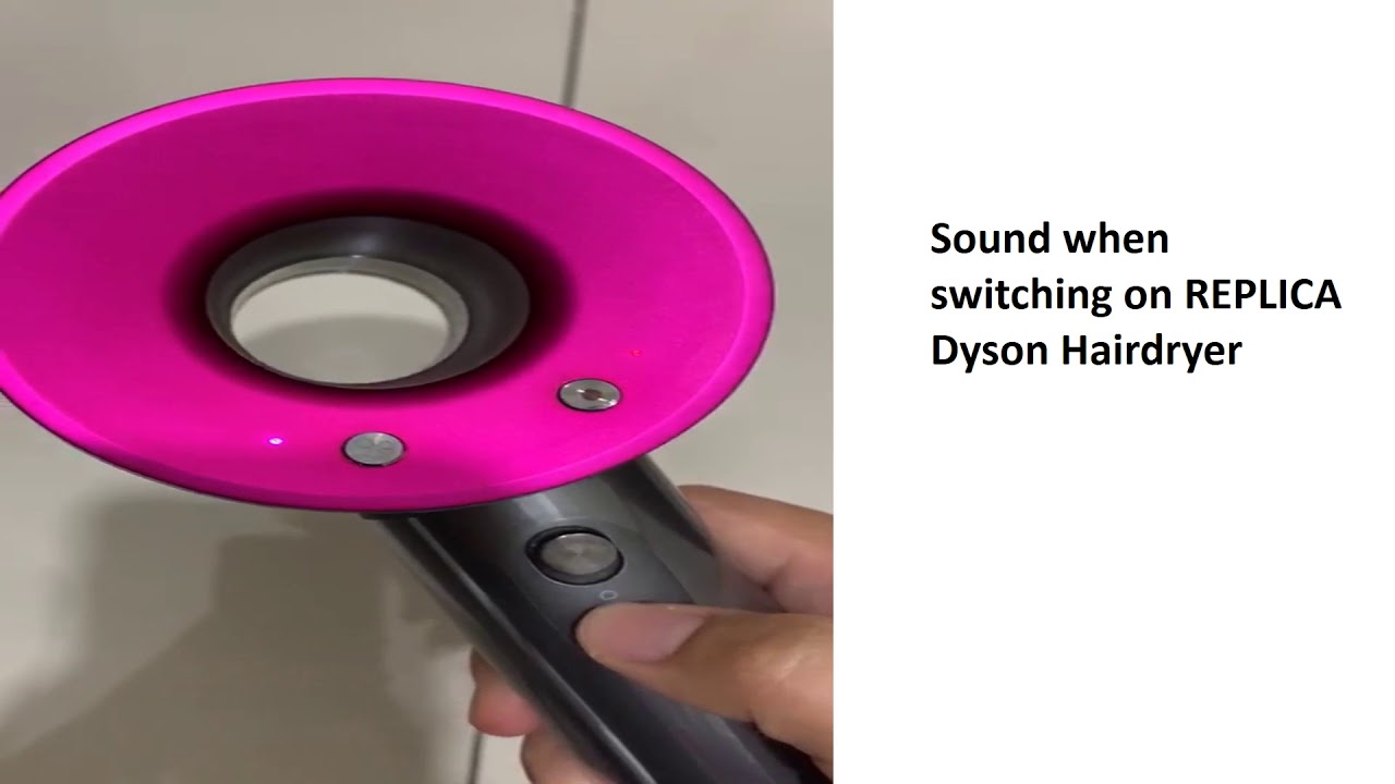 REAL VS FAKE DYSON HAIRDRYER - YouTube