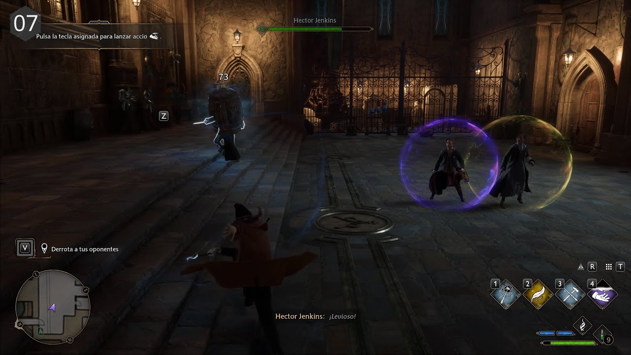 Hogwarts Legacy capítulo 7 En batallas secretas tiramos barril a Héctor ...